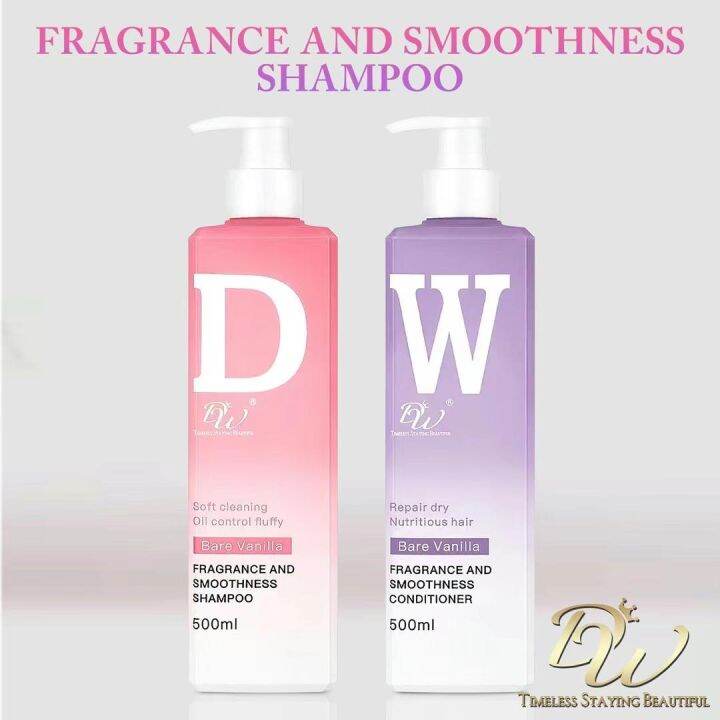 DW 500ml Shampoo And Conditioner Nourishing Repairing Hair For Flexibility And Shine | Lazada PH