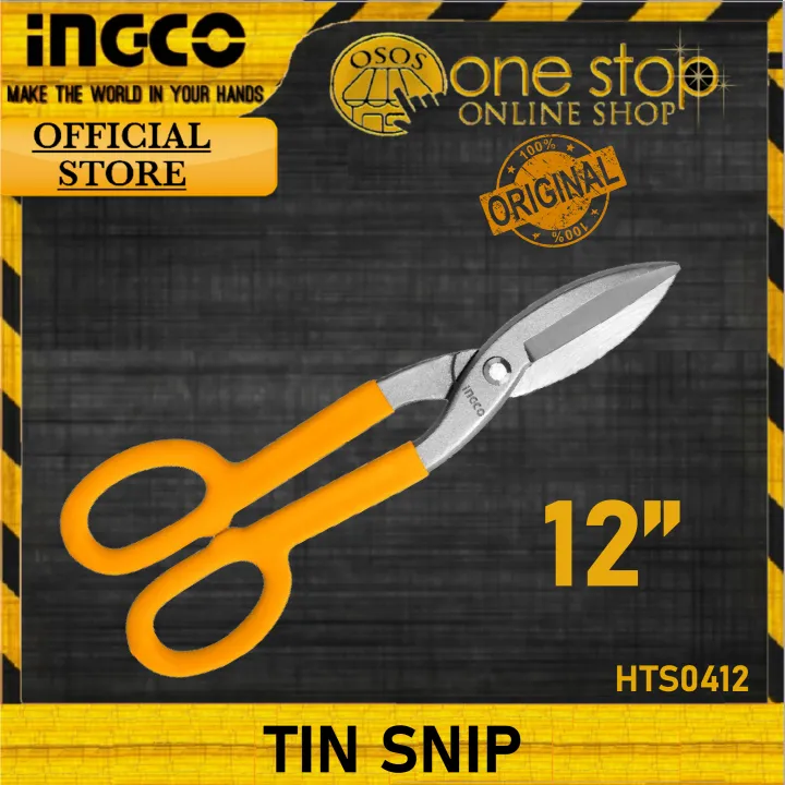 INGCO Original Tin Snip Scissors HTS0412 •OSOS• | Lazada PH