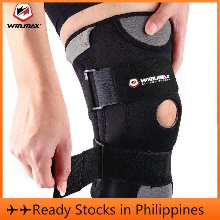 WINMAX Neoprene Elastic Open Patella Adjustable Knee Support One Piece ...