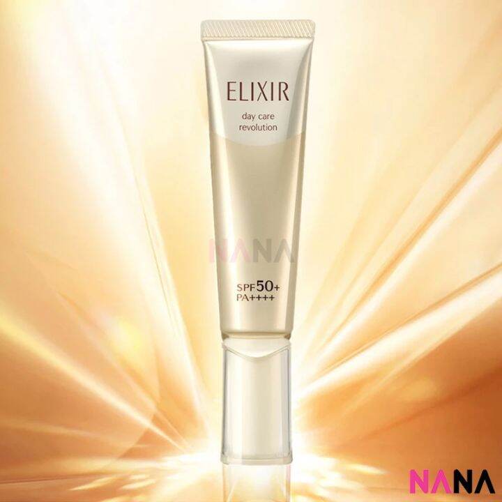 Shiseido Elixir Revitalizing Care Day Care Revolution SPF50+ PA++++ 35ml - Gold ชิเซโด้ ครีม ...