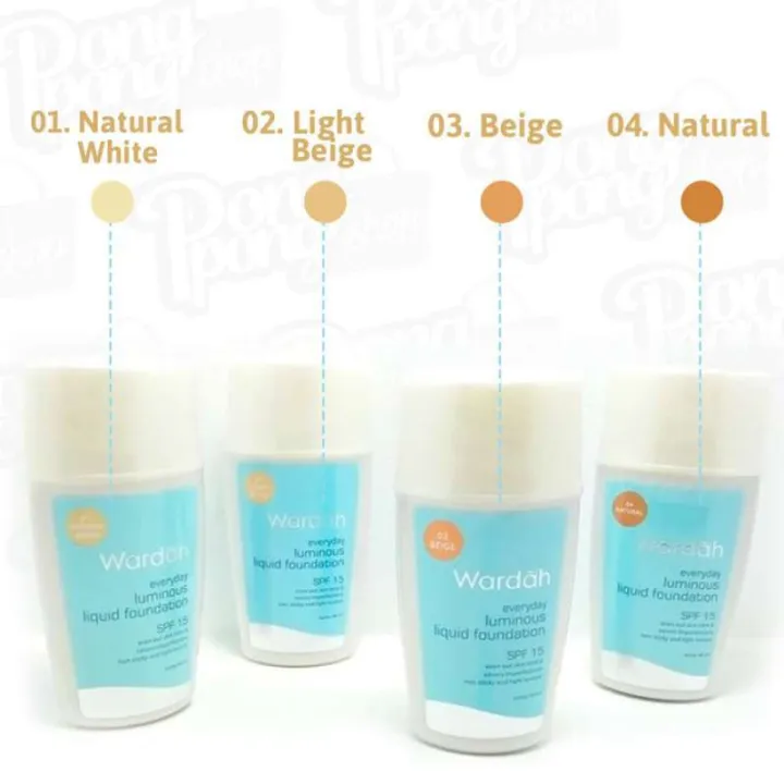 Wardah Luminous Liquid Foundation SPF 15 | Lazada