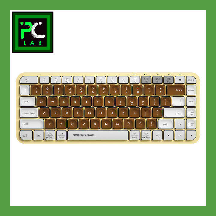 DarkFlash V200 Bluetooth & 2.4G Wireless Keyboard- Mocha | Lazada PH