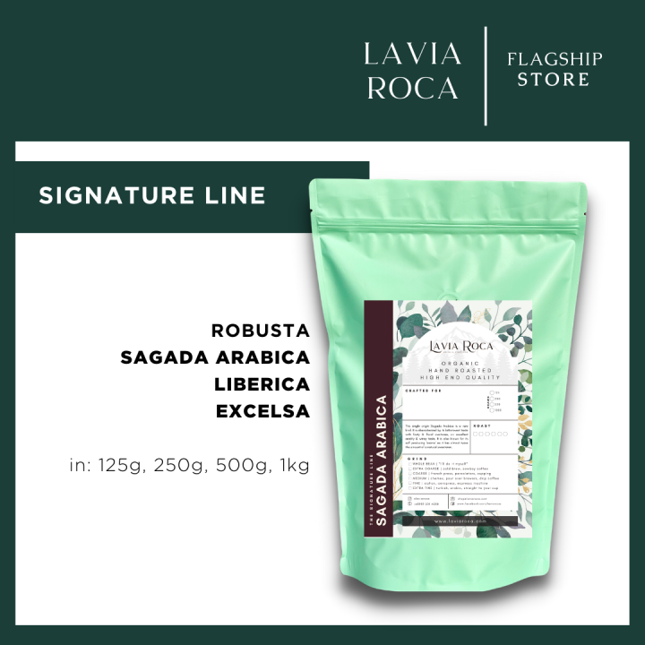 SAGADA ARABICA COFFEE Beans or Ground 125g 250g 500g 1kg pouch LAVIA ...