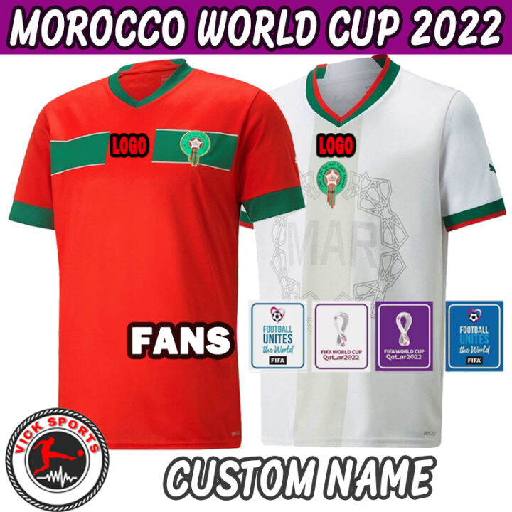 Morocco Jersey 2022 National Team Football Jersey Thai Version Soccer ...