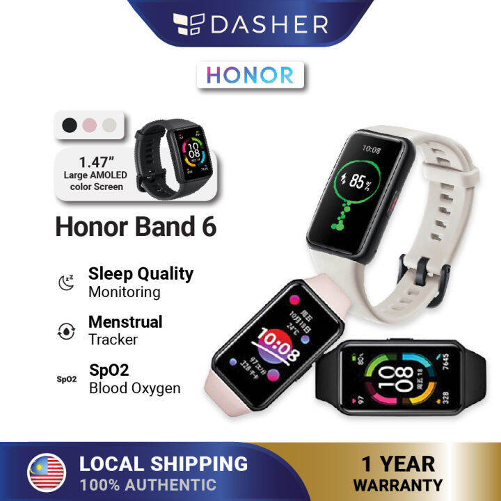 [Global Version] Honor Band 6 AMOLED Smart Wristband Oximeter Blood ...
