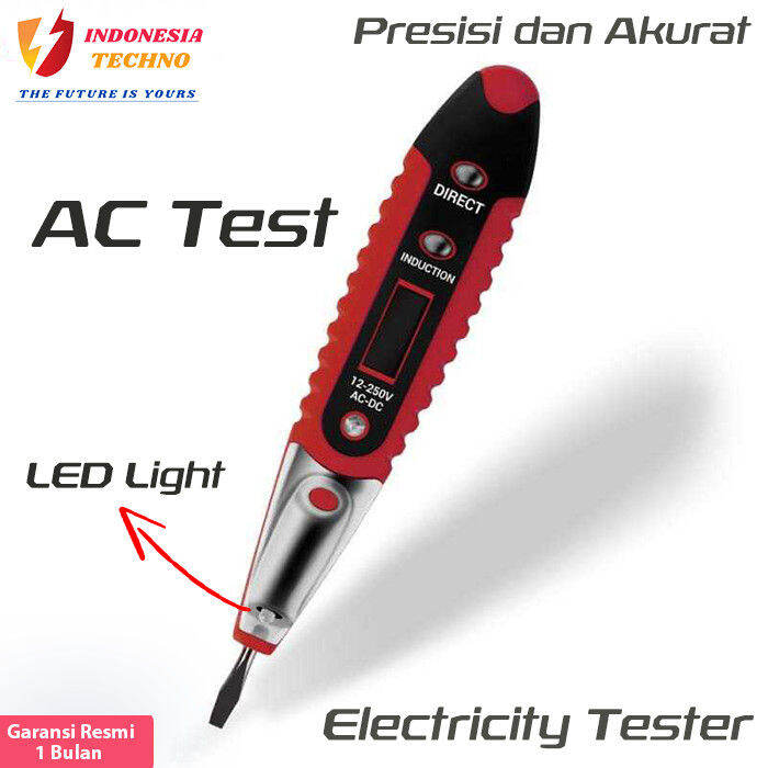 Tespen Test Pen Alat Tes Listrik Obeng Kelistrikan Test Pen Tester ...