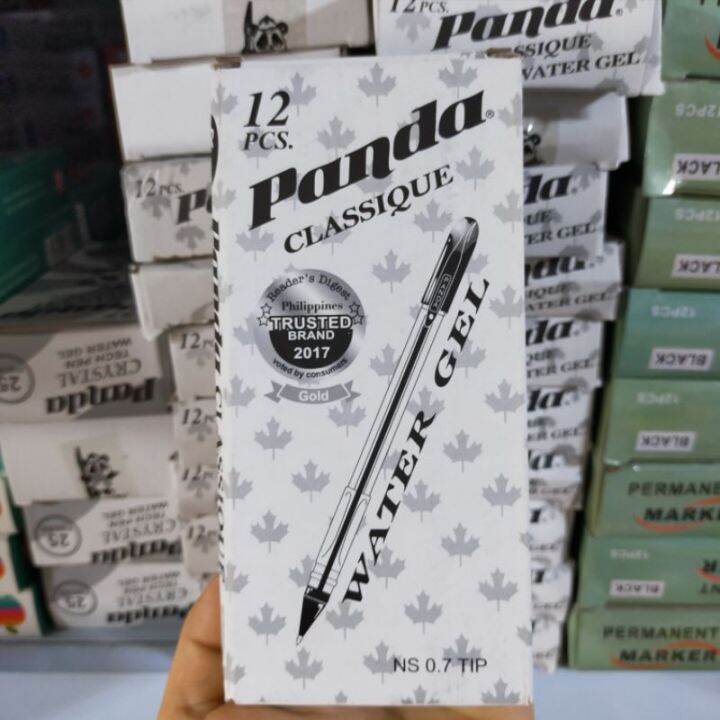 12pcs panda classique Black ballpen | Lazada PH