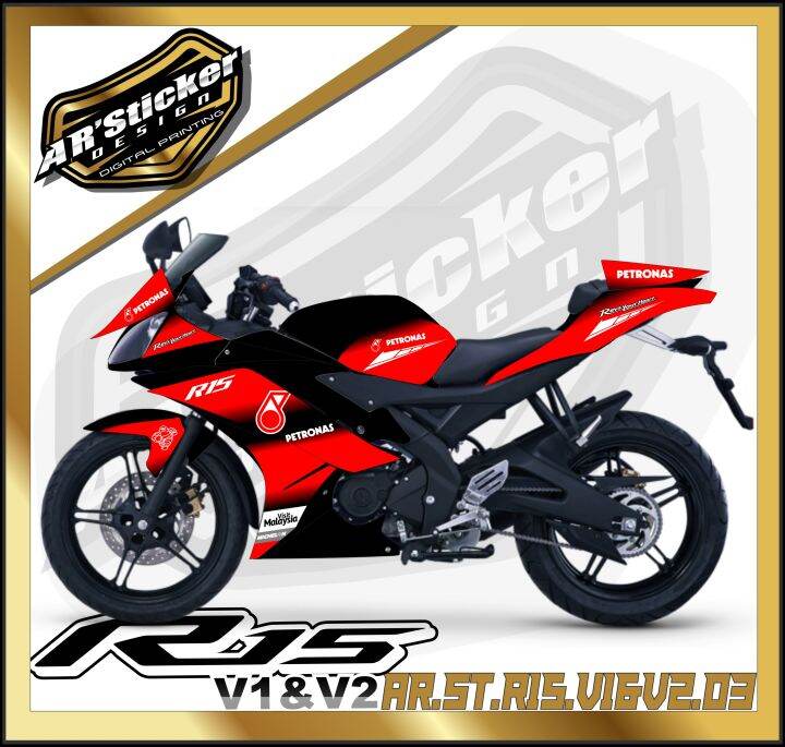 R15 Sticker Striping R15 V1 , V2 Stiker Motor Yamaha R15 V1, V2 List ...