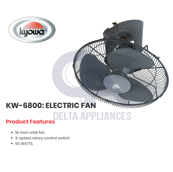 Kyowa KW-6800 Electric Fan | Lazada PH