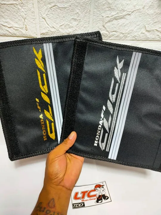Honda Click Shock Cover Reflectorized (BLACK) Pad Prevents Your Shock ...