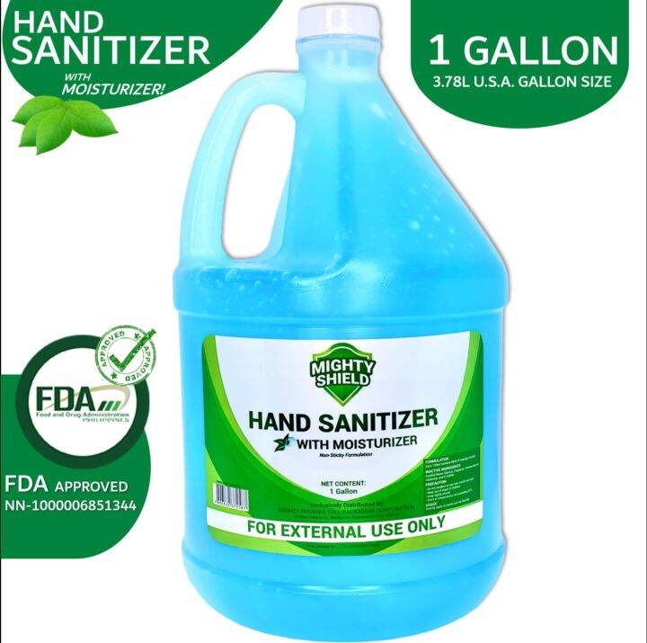 Mighty Shield Hand Sanitizer with Moisturizer GALLON - HAND SANITIZER 1 ...