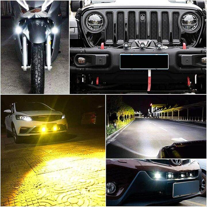Mini Driving Light Spot Light Waterproof Hi&low for Motorcycle Osram ...