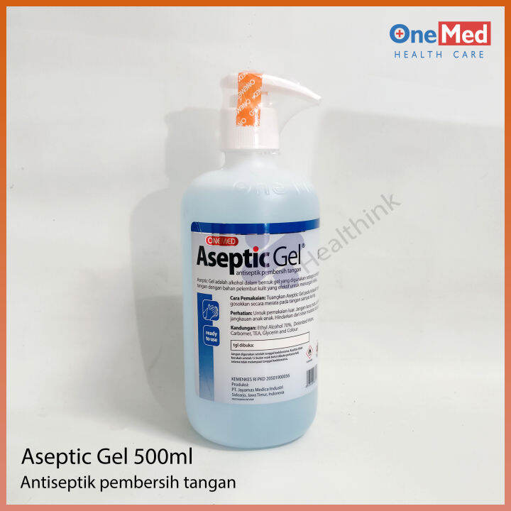 Aseptic Gel 500ml Onemed/ Antiseptik Gel Hand Sanitizer | Lazada Indonesia