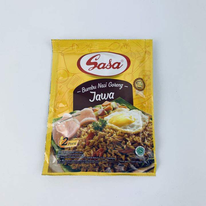 SASA/ SASA BUMBU NASI GORENG JAWA 20G/ JAWA 20G | Lazada Indonesia