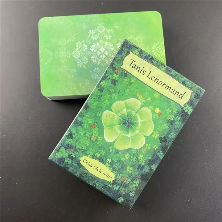 Tanis Lenormand Tarot Oracle Cards สำหรับ Fate Divination Board Game ...