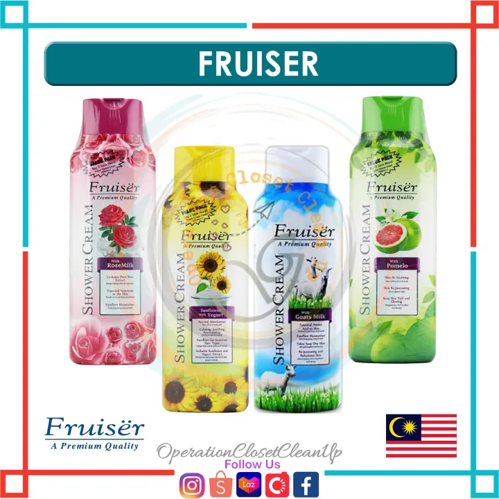 🇲🇾 Fruiser Shower Cream, 1x1000 mL | Lazada PH
