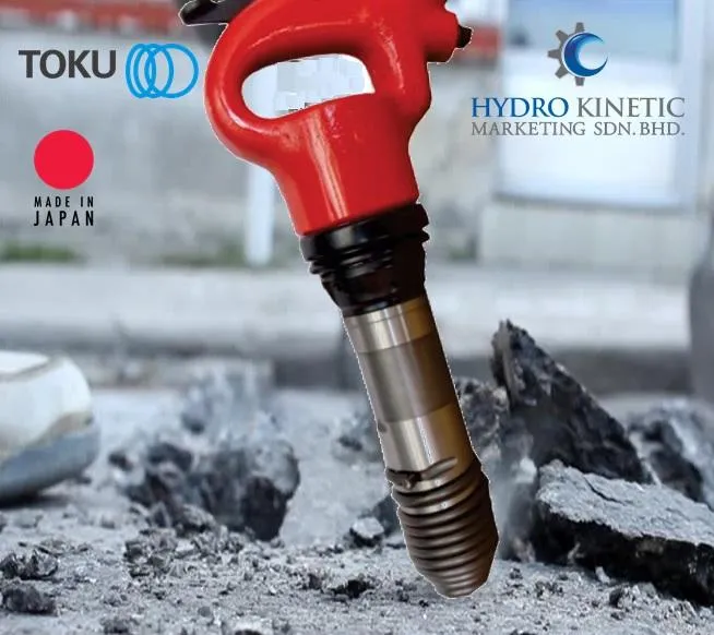 TOKU AA-1.3B Air Chipping Hammer 2800bpm 320mm 6Bar 15.7cfm 4kg | Lazada