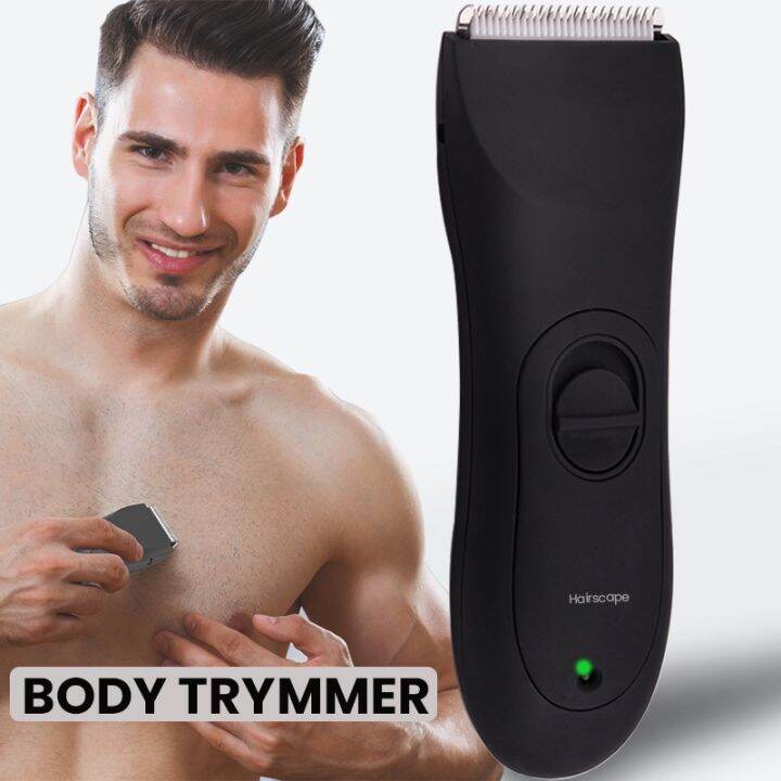 Hairscape Manscaping Waterproof Groin hair trimmer body trimmer pubic hair trimmer Electric Hair ...