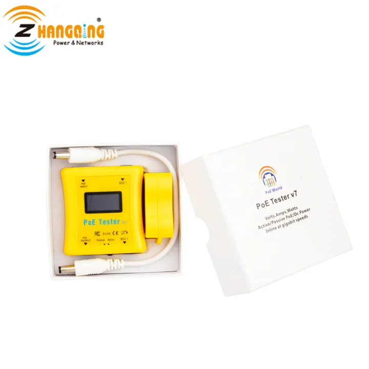 New PoE Tester Gen2 display shows Volts, Amps and Watts for 802.3af/at ...