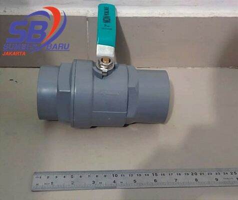 MDN Ball Valve PVC 2â inch Gagang Stainless / Stop Kran Paralon - S ...