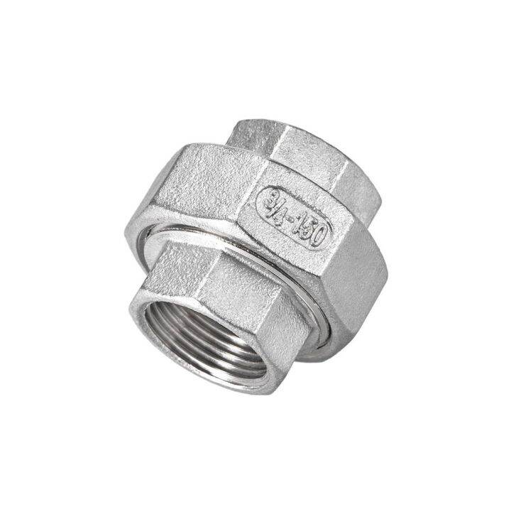 Stainless Steel Pipe Fittings Union Patente / Hex Coupling 1/2 - 3/4 ...