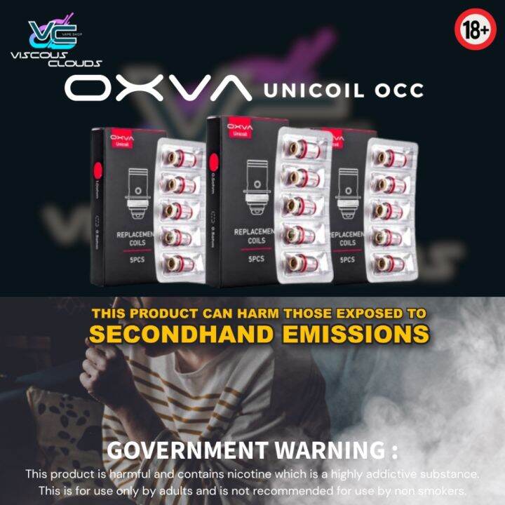 Oxva Unicoil Occ Airflow Ring (Origin X/Origin/X) Mesh Coil 0.2/0.3ohms ...