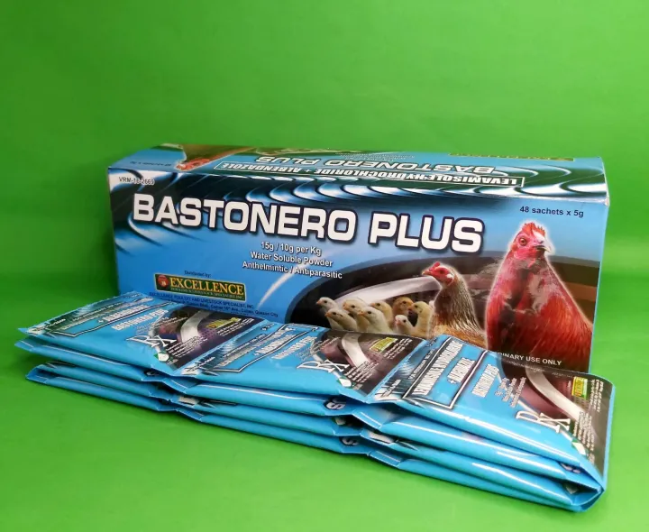[ FC REYES AGRIVET ] BASTONERO PLUS 5g per sachet WATER SOLUBLE POWDER ...