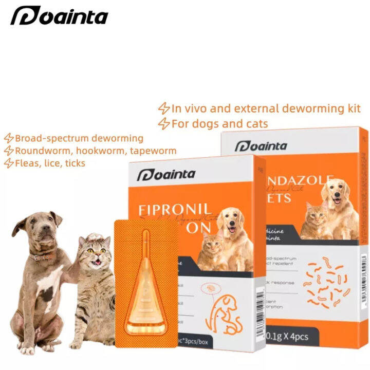 Puainta Internal and external worming kit for pets Elimination and ...