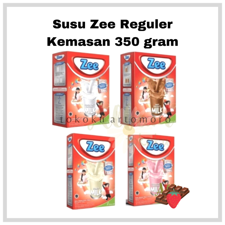 ZEE Reguler Kemasan Box 350 gram - Susu Zee Tinggi Kalsium - Untuk Anak ...