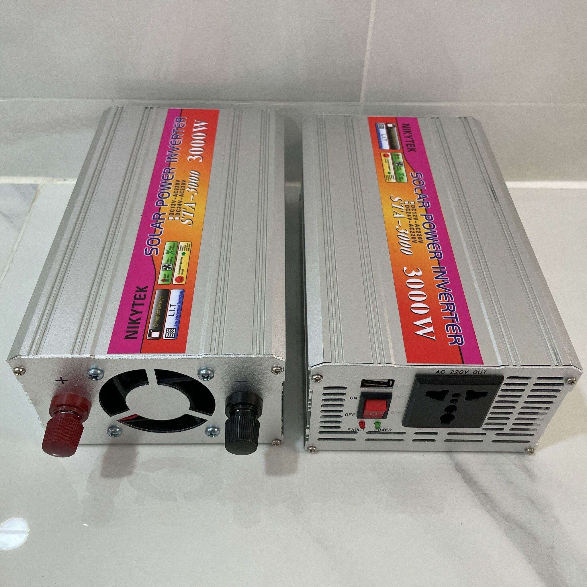 SUOER อินเวอร์เตอร์ 12v 3000w(3000VA) SUOER (SUA-3000VA)/nikytek อินเวอร์เตอร์ 12v 3000w(STA ...