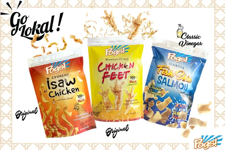 Pogs! Tri-Combo 1 Big Pack (1x 64g Pogs! Original Crispy Boneless ...