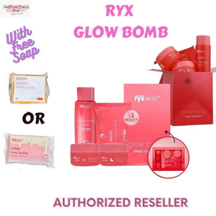 Authentic Ryx Glow Bomb SET (Clearbomb original formula) | Lazada PH