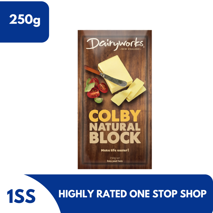 Dairy Works Colby Natural Block, 250g | Lazada PH