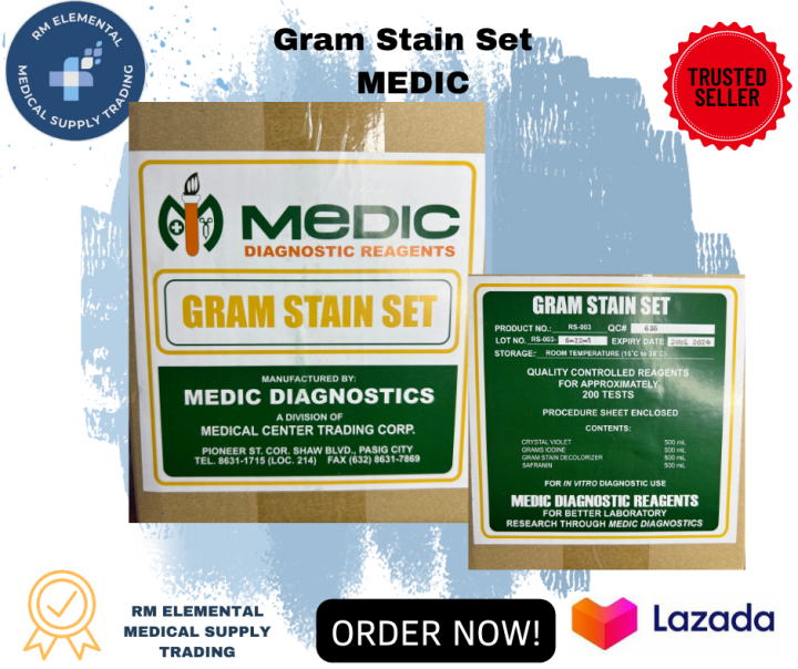 GRAM STAIN SET, 200T MEDIC | Lazada PH