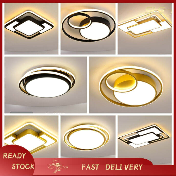 【STAR】Modern Chandelier Ceiling Light LED Tricolor Center Light for ...