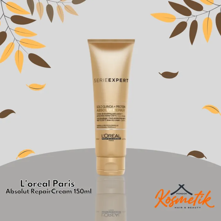 LOREAL PROFESSIONNEL SERIE EXPERT ABSOLUT REPAIR HEAT PROTECTANT CREAM 125ML | Lazada Indonesia