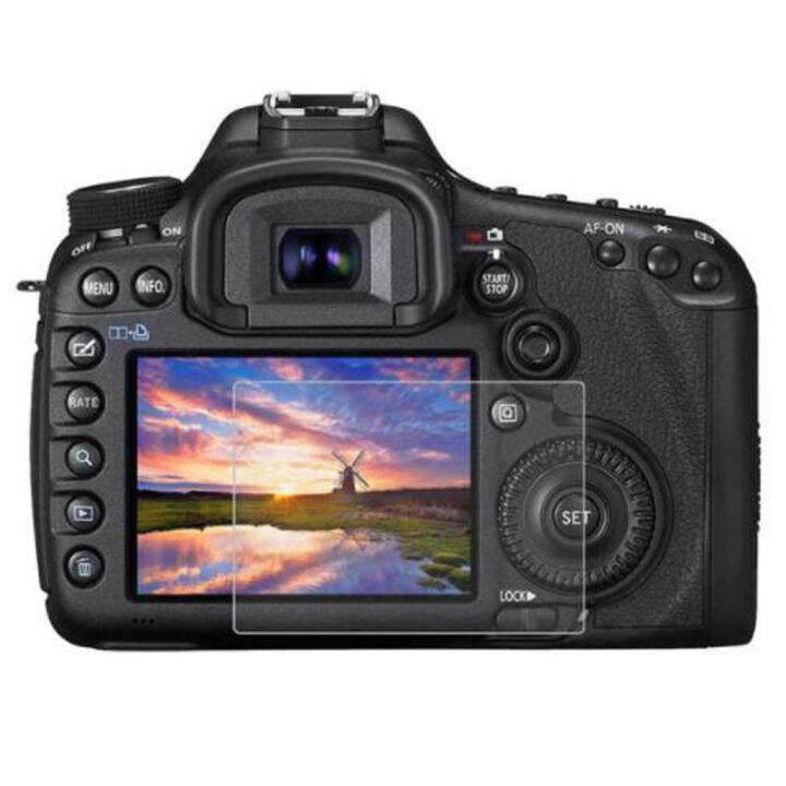 กระจกนิรภัยป้องกันสำหรับ Canon EOS 5D Mark III IV Mark3 Mark4 5D3 5D3 5Ds 5DsR 1 DX II กล้องหน้า ...