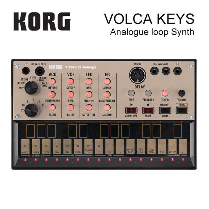 Korg Volca Keys og Synthesizer Polyphonic og Sound Engine and Loop ...