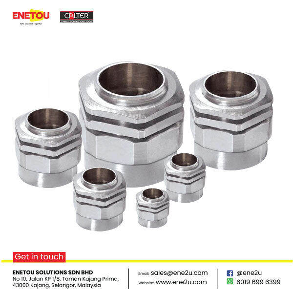 CALTER CABLE GLAND (NICKEL PLATED) THREADS SIZE 20MM - 63MM | Lazada