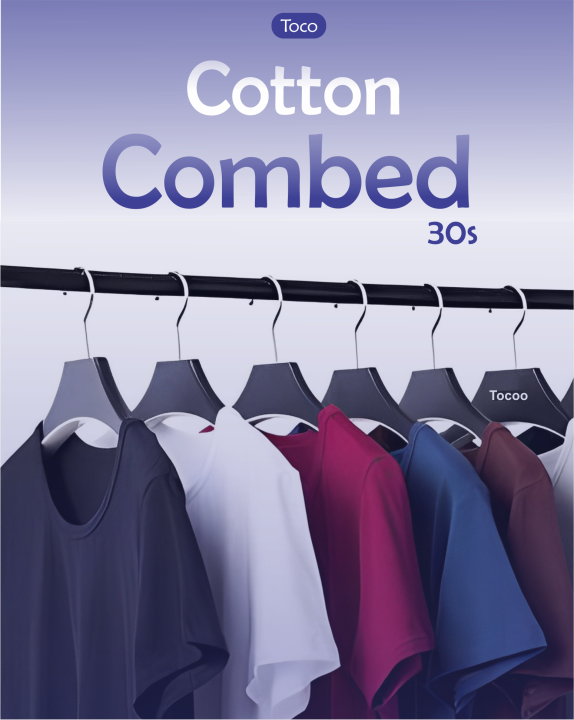 Kaos Polos Cotton Combed Premium Biru muda Bahan Knitto | Lazada Indonesia