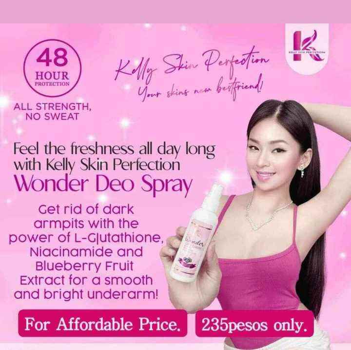 Wonder Deo Spray 100ml by Kelly Skin Perfection | Lazada PH