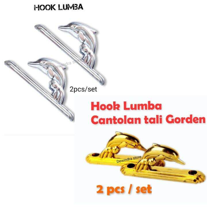 HOOK CANTOLAN TALI GORDEN HOOK LUMBA 2 PCS | Lazada Indonesia