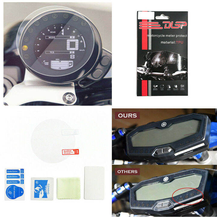 Cluster Scratch ฟิล์มกันรอยหน้าจอ SPEEDO สำหรับ 2016-2019 Yamaha XSR ...