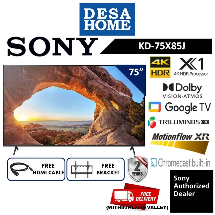 [FREE DELIVERY WITHIN KL] (2021 NEW MODEL) SONY KD75X85J 75" LED 4K UHD ...