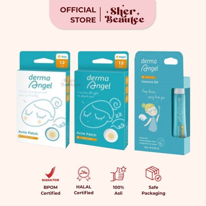 Derma Angel Acne Patch Day & Night | Intensive Gel | Lazada Indonesia