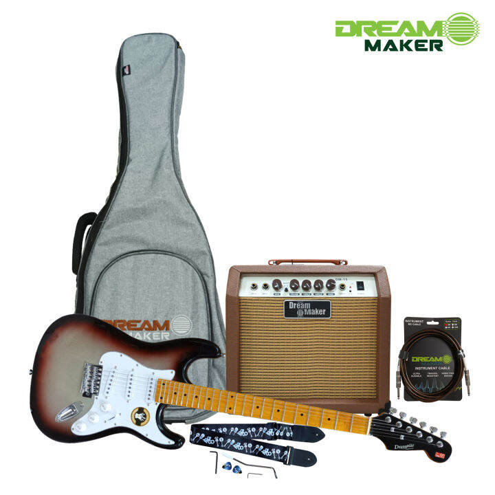 Dream Maker ST Electric Guitar Combo Set (single coil) | Lazada PH