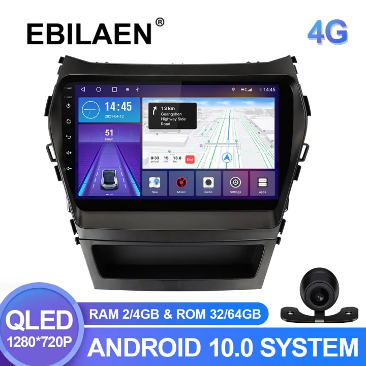 EBILAEN Car Multimedia Player For Hyundai Santa Fe IX45 2013-2017 ...