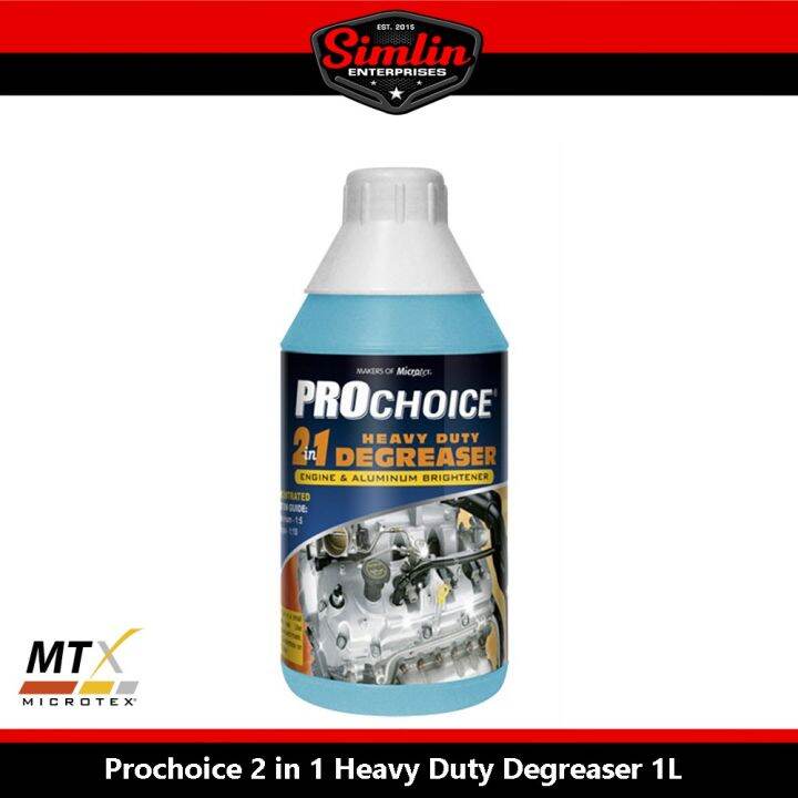 ♣Microtex MTX Prochoice 2 in 1 Heavy Duty Engine Degreaser and Aluminum ...