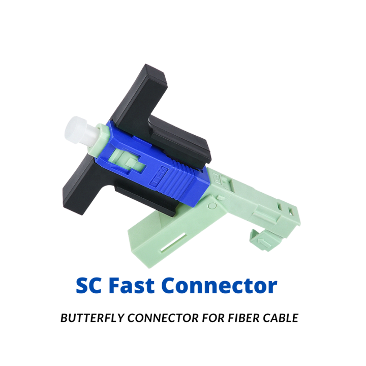 High quality fast connector TYPE SC UPC butterfly connector FTTH fiber ...