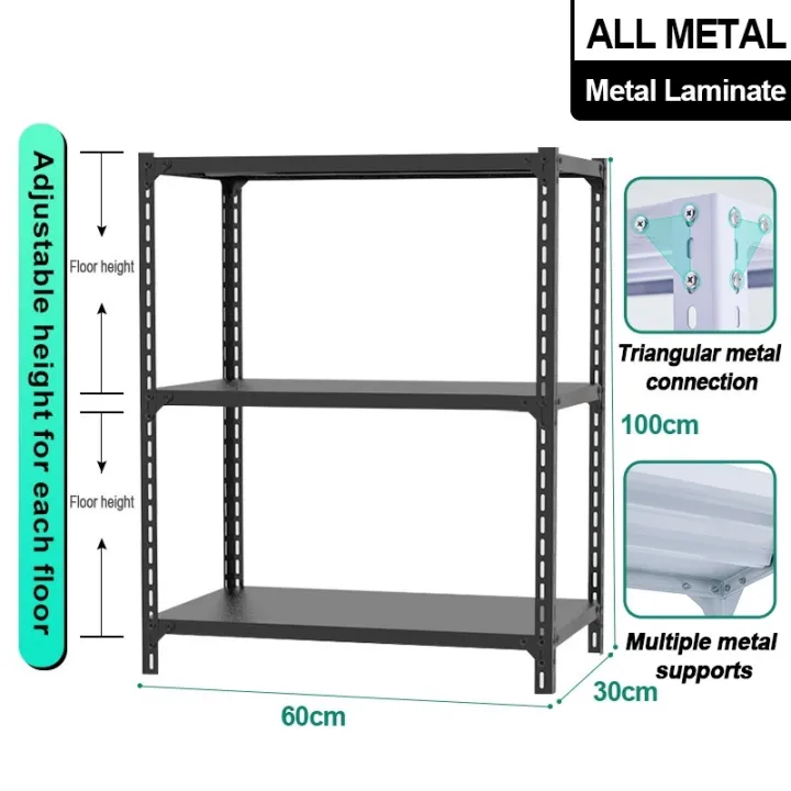 [Load-bearing]Triangular Steel Shelf 5 Layer Rack Metal Rack Steel ...